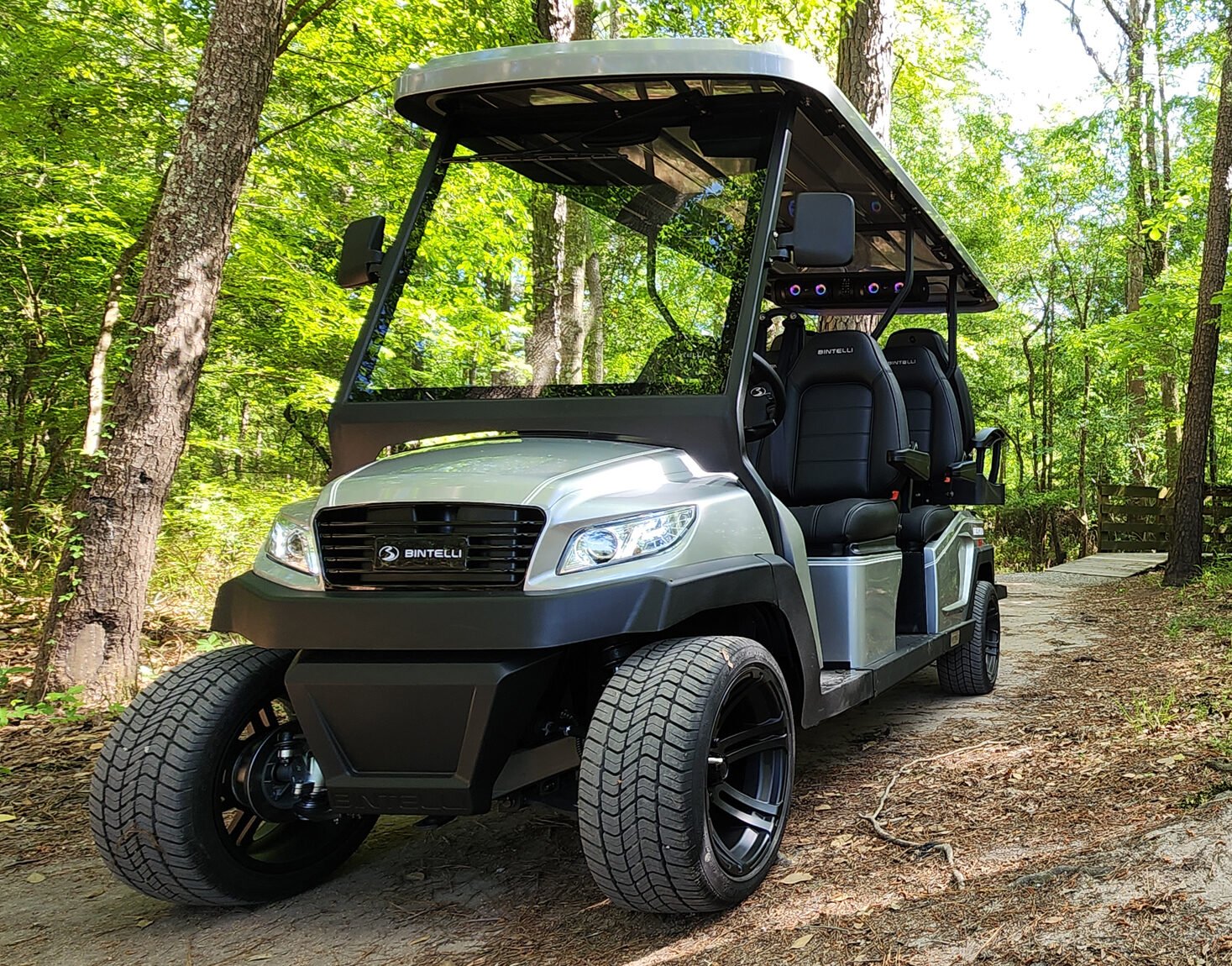 2025 Bintelli Beyond 6 Seater Lifted: Color - Titanium – Chief Cart Inc.